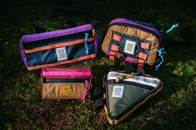 Topo Designs Bike Bags: The Hip Pack & Triangular Trio